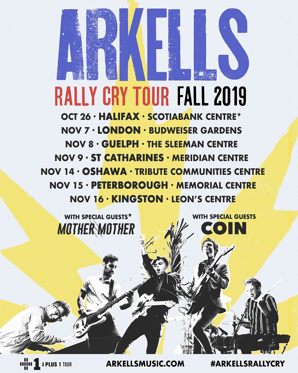 Arkells – Rally Cry Tour 2019 | 107.5 Dave Rocks