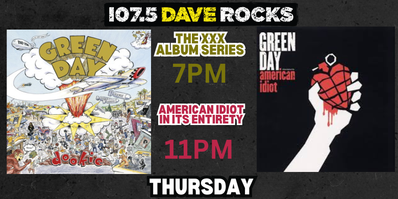 107.5 Dave Rocks | Green Day Thursday