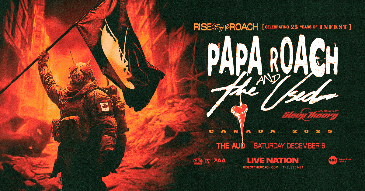 Papa Roach w/ The Used at The Aud | 107.5 Dave Rocks